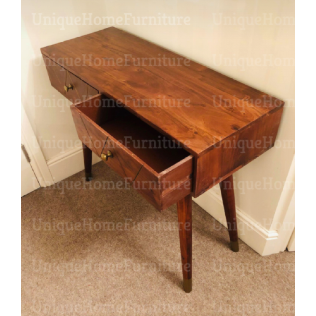 Mid Century Console Table Scandinavian Style Desk Modern Danish Nordic ...