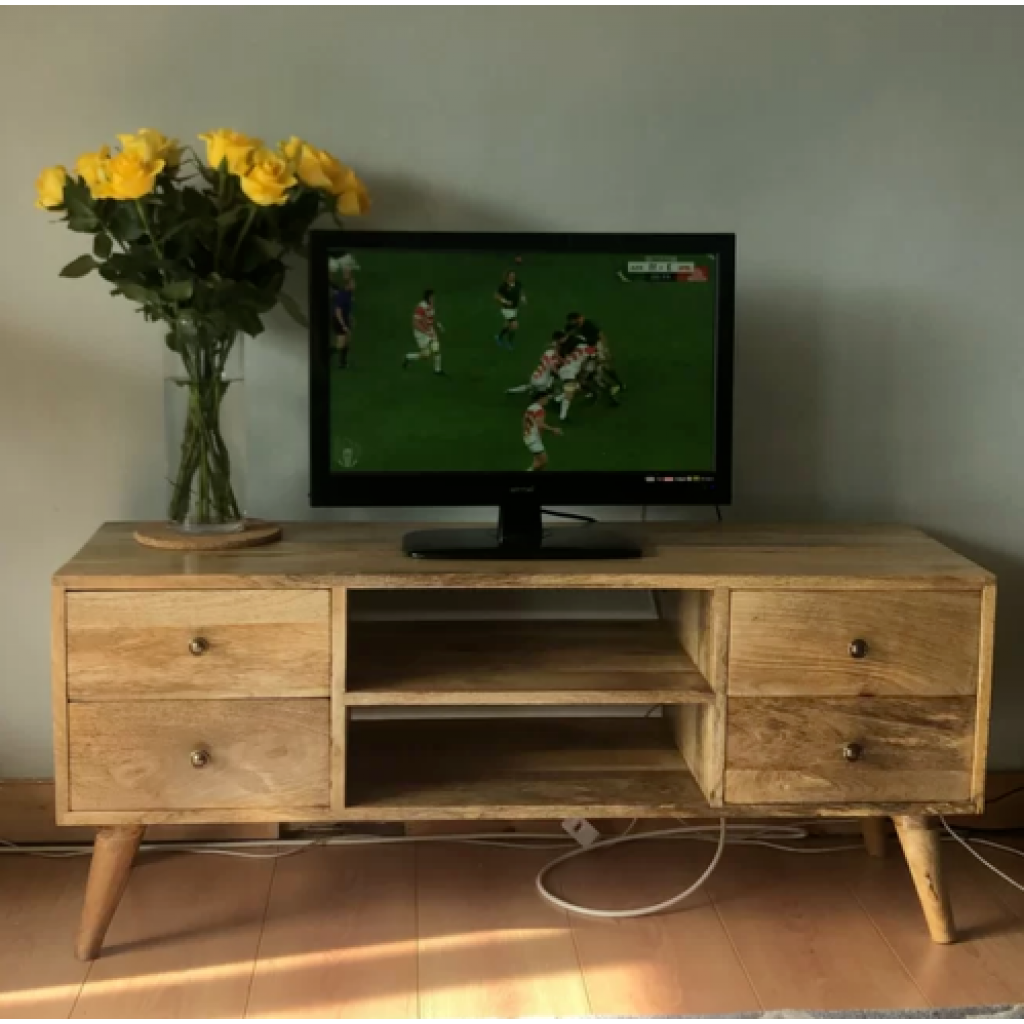 Mid Century TV Unit Modern Danish Cabinet Vintage Scandinavian Style ...