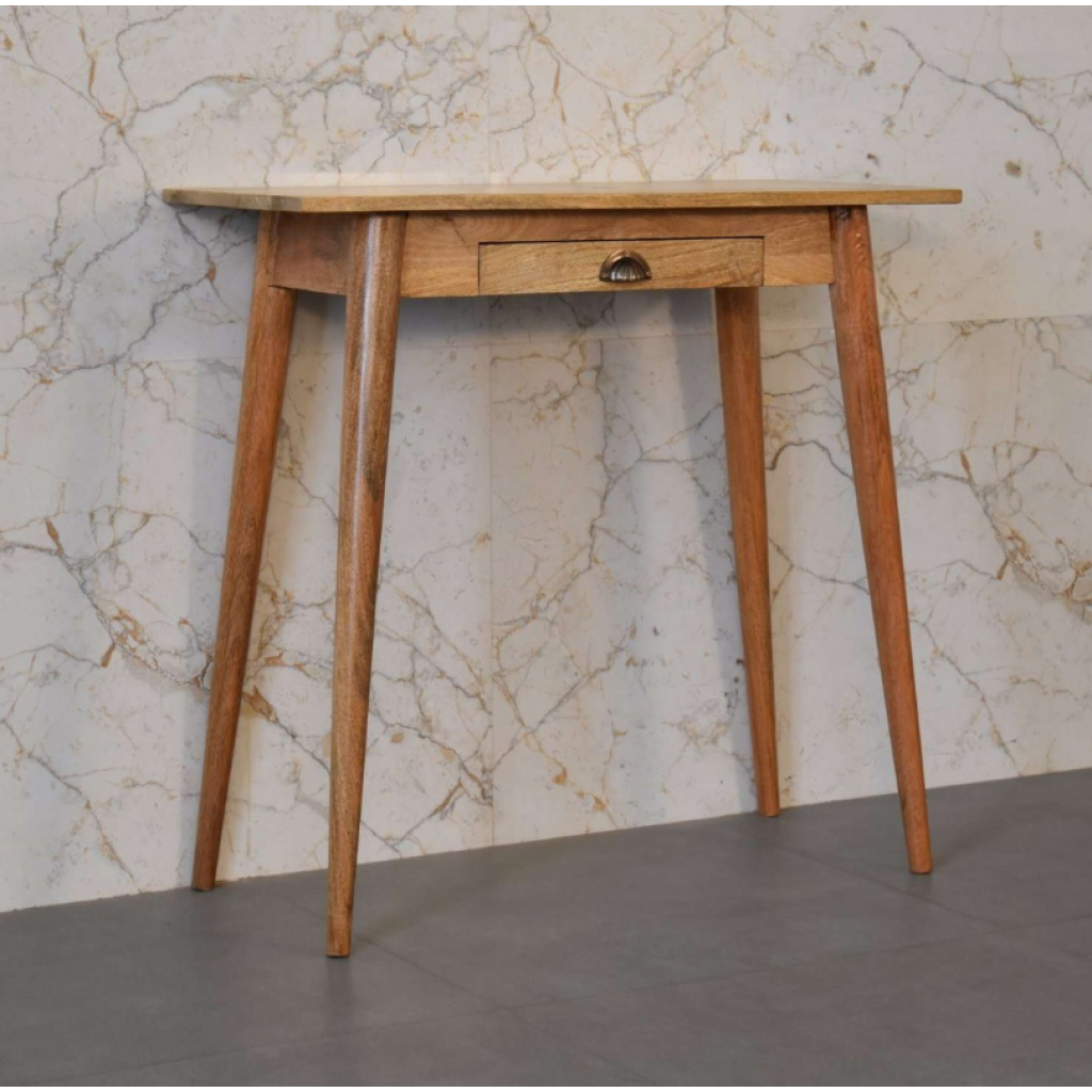 Small Writing Table Wooden Nordic Computer Desk Scandinavian ...