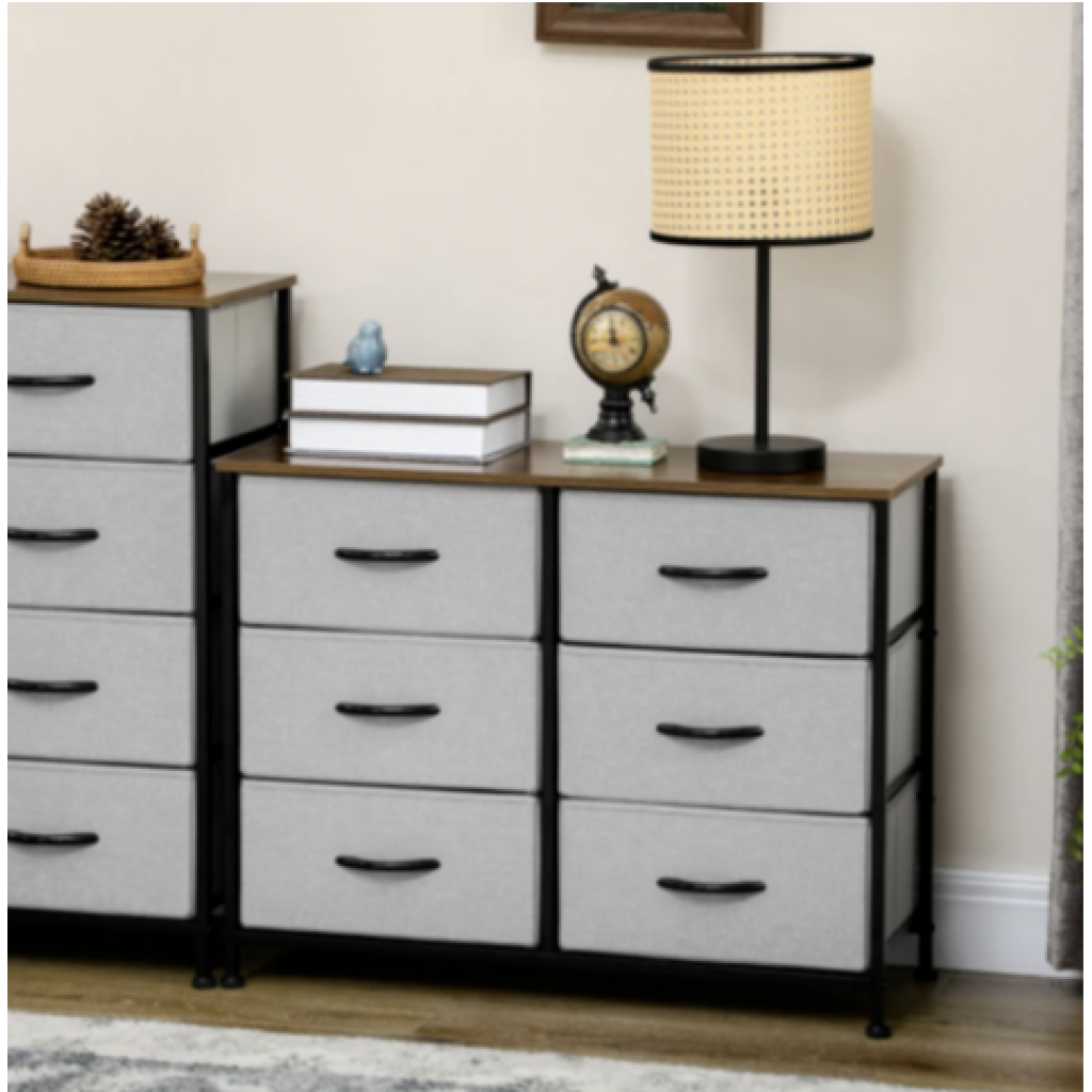 Industrial Chest Drawers Rustic Metal Sideboard Small Vintage Storage ...