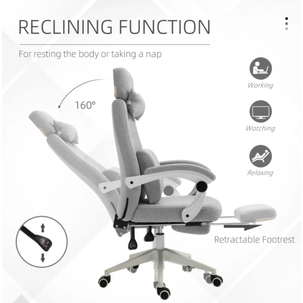 Modern Office Chair Ergonomic Computer Desk Executive Adjustable Swivel ...